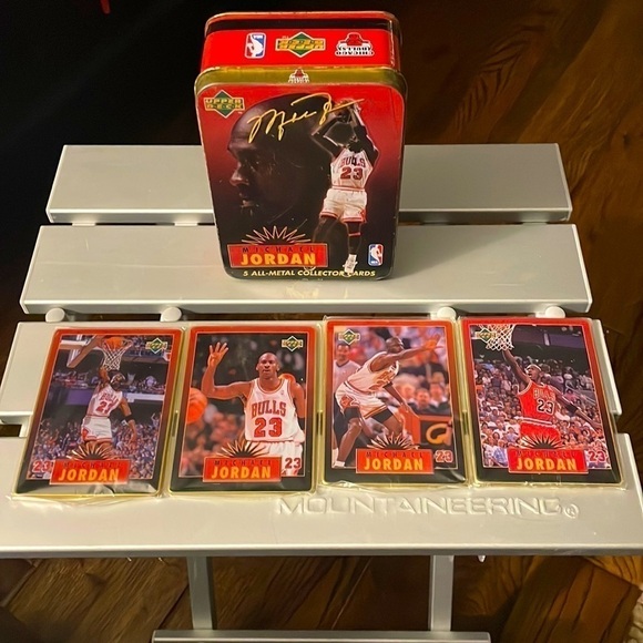 NBA | Other | Vintage Collection Michael Jordan 4 Of 5 All Metal Seal ...
